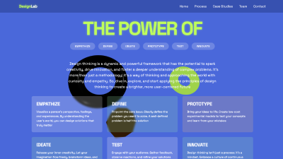 Design Thinking | Trickle AI Free Template